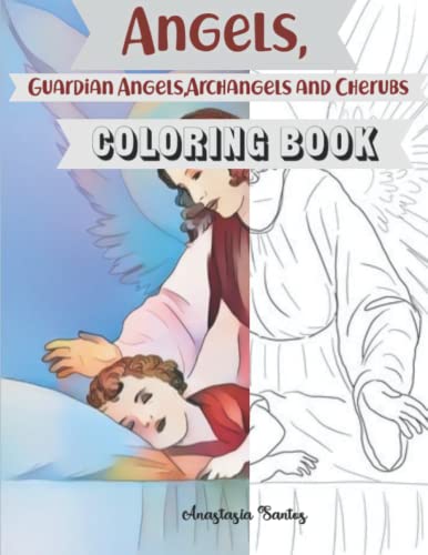 Angels Coloring Book: This book is a fun coloring book for adults ...