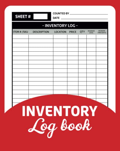 inventory log book: Simple Inventory Tracking For Small Business and ...