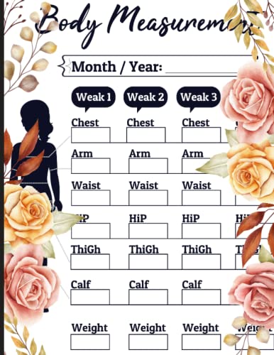 Body Measurement Tracker: weekly weight and body measurements progress ...