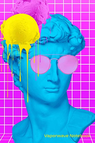 Vaporwave Notebook: Vaporwave Pink Aesthetic Synthwave Retrowave Sad ...