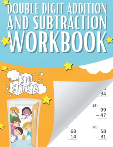 Double Digit Addition And Subtraction Workbook: Math Practice Problems ...