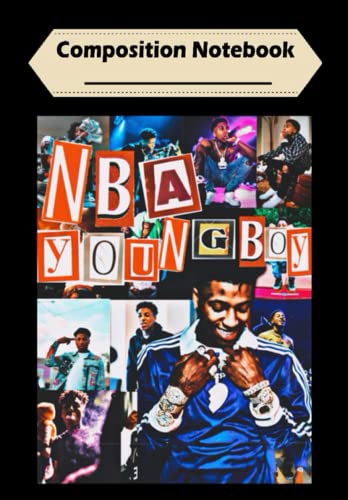 Composition Notebook: Chemise NBA Youngboy Classic, Journal 6 x 9, 100 ...