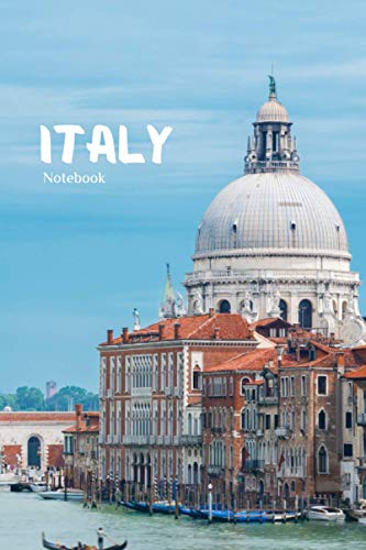 Italy Notebook: 6x9 inch lined Italy notebook, 120 pages, a perfect ...