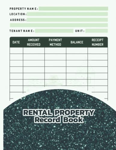 Rental Property Record Book: Rental Ledger Book, Record Keeping ...