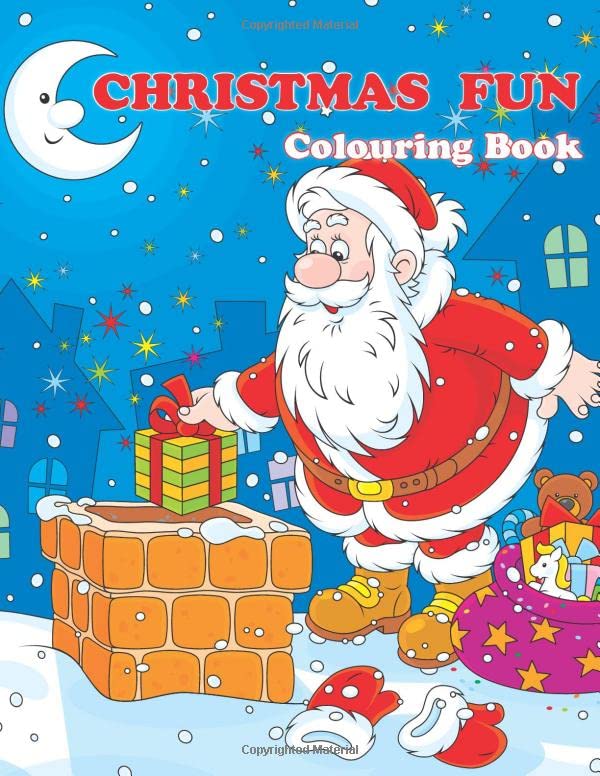 Christmas Fun Colouring Book: Santa’s Christmas Adventures by Kevin ...