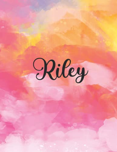 Riley: Personal Name Dot Gird | The Notebook For Writing Journal or ...