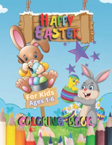 My first Easter Coloring book: Simple Activity Books for Kids Gift for ...