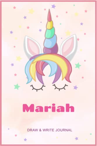 Mariah Draw & Write Journal: Personalized Name Journal for Girls Women ...