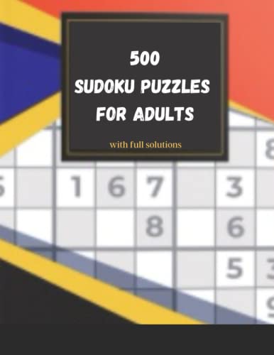 Easy to Hard 500 Sudoku Puzzles for Adults with full solutions: Sharp ...