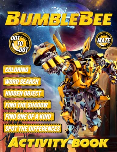 Bumblebee Activity Book: Be Happy Most Amazing One Of A Kind Dot To ...
