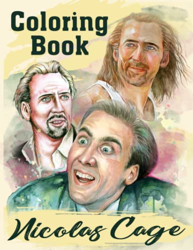 Nicholas Coloring Book: Great Amazing Cage Be Happy Puzzle & Color To ...