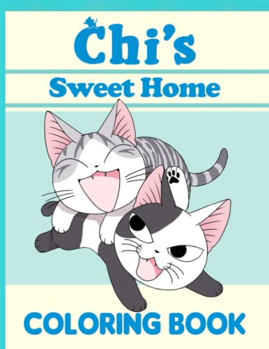 Chis Coloring Book: Beautiful A Large Print Sweet Art Home High-quality ...