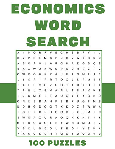 Economics Word Search 100 puzzles: Large print word search with ...