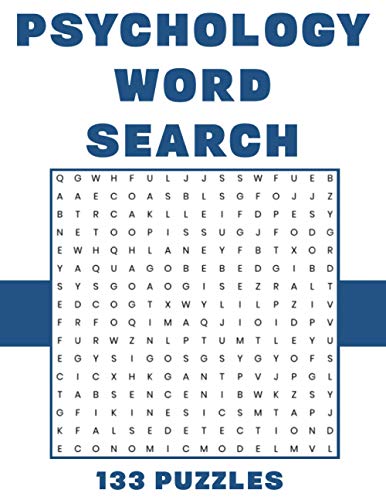 Psychology Word Search 133 puzzles: Large print word search with ...