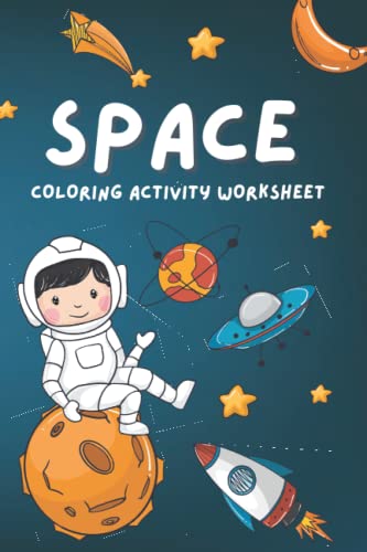 Space Coloring Book for Kids: Fantastic Outer Space Coloring with ...