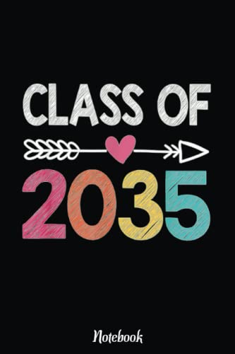 Class Of 2035 Pre-K Graduate Preschool Graduation Notebook Vintage ...