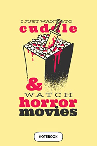 Horror Movies Notebook: Lined College Ruled Paper, Diary, Matte Finish ...