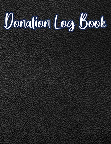 Donation Log Book: Acts Of Kindness Journal & Charities Program Tracker ...