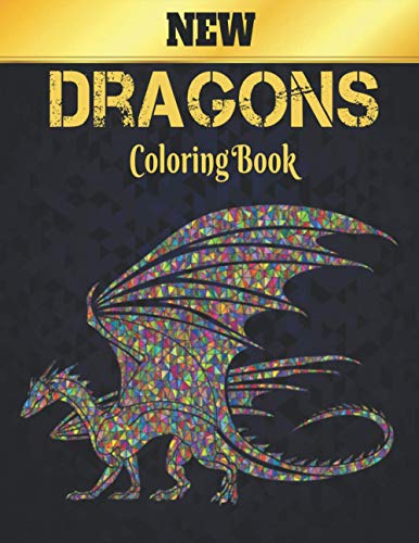 Coloring Book Dragons: Adult Coloring Book Dragon Stress Relieving 50 ...