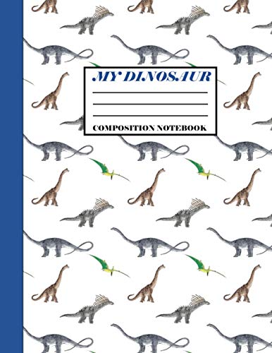 MY DINOSAUR: Composition Notebook Journal for Kids Learn to draw and ...