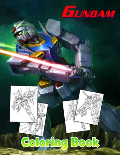 Gundam Coloring Book: A Fabulous Coloring Book For Fans of All Ages ...