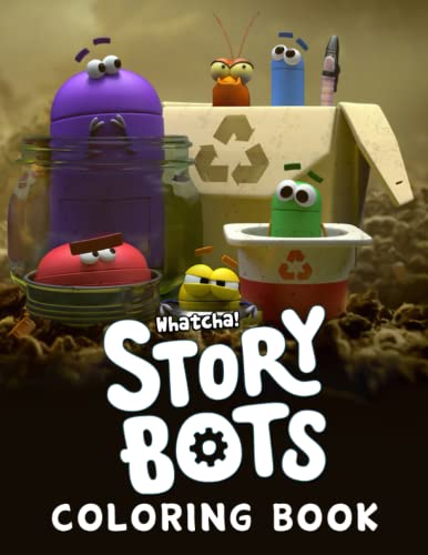 Ask The Storybots Coloring Book: Unique Gift For All Storybots Fans To ...