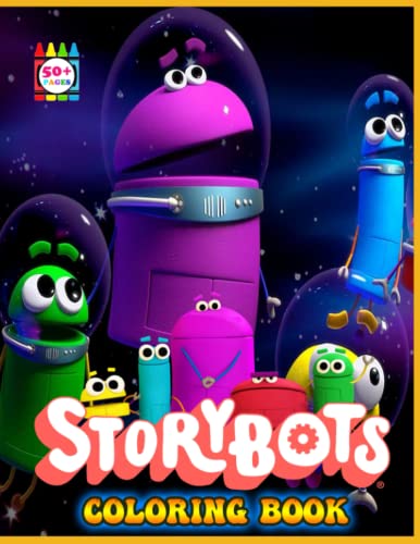 Storybots Coloring Book: Story bots Coloring Book With 50+ High Quality ...
