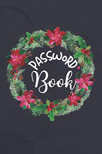 Password Book: Black Password Keeper ~ Password Organizer Book Mini ...