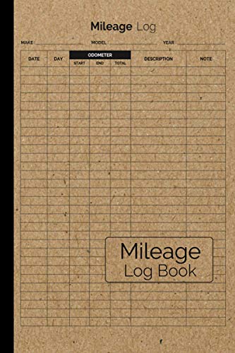 Mileage Log Book: Vehicle Mileage Journal for Business or Personal ...