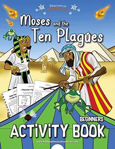 Moses and the Ten Plagues Activity Book by Bible Pathway Adventures ...