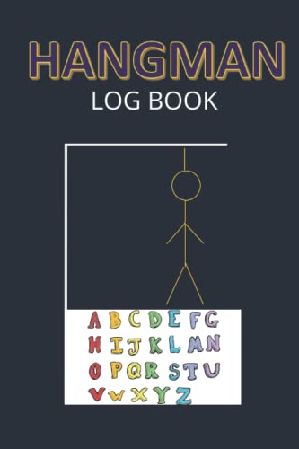HANGMAN LOG BOOK: Hangman game for kids and adults | Hangman game pad ...