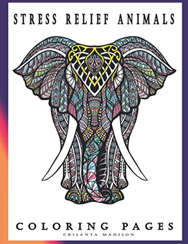 Stress Relief Animal Coloring Pages: stress relief gifts for adults. A ...