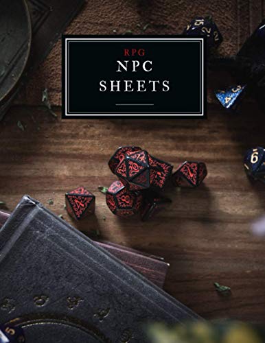 NPC Character Sheet Journal: Create, Record, and Keep track of your ...