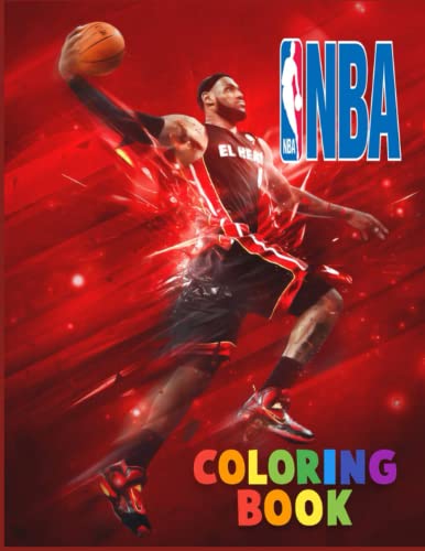 NBA Coloring Book For Kids: Super book containing every team logo from ...