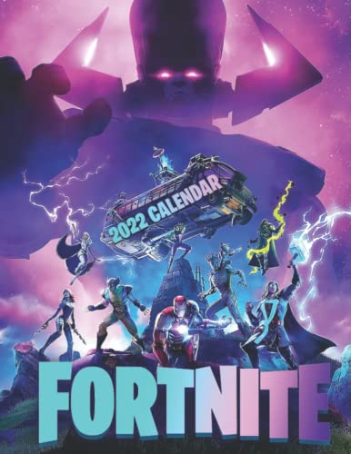 Fortnịte Calendar 2022: Video Game Calendar 2022 - Games calendar 2022 ...