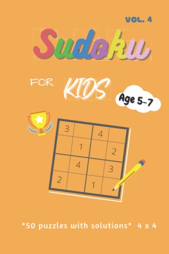 Sudoku For Kids: Sudoku puzzle for kids 4x4 by One Fine Day | Goodreads