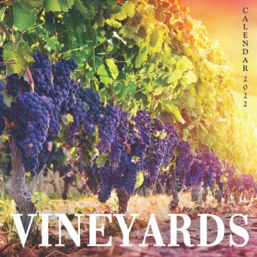 Vineyards 2022 Calendar: Explore Wineries Landscape Calendar 12-Month ...