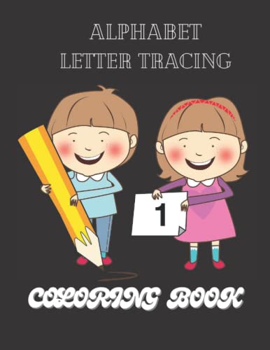 Alphabet Letter Tracing coloring book for kids or Kindergarten students ...