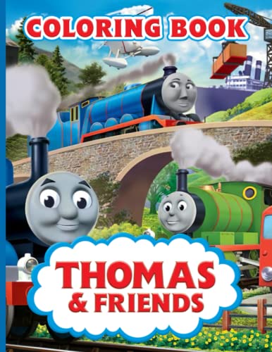 Thomas Coloring Book: Stress Relief Quality And Relaxation Friends ...