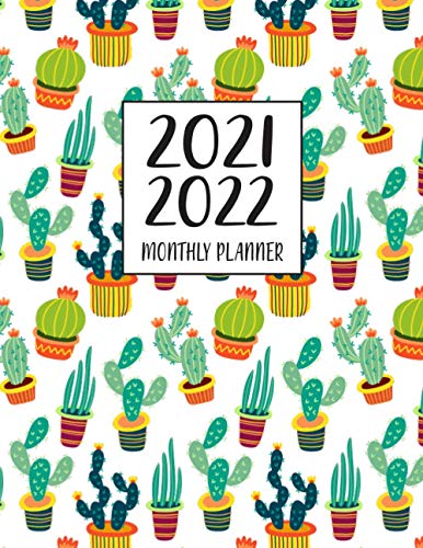 2021-2022 Monthly Planner: Two Year Planner Calendar Schedule Organizer ...
