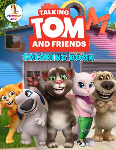 Talking Tom And Friends Coloring Book: A Great Item For Fans Of ...