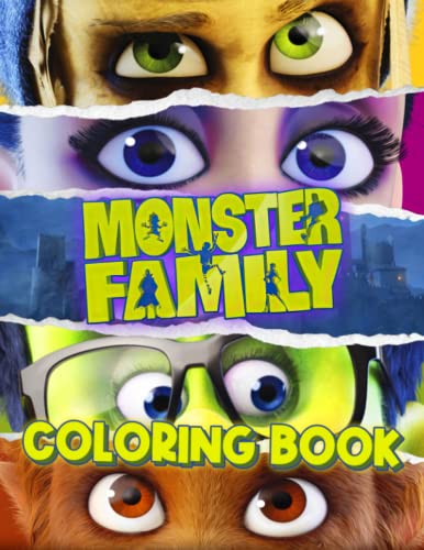 Monster Family Coloring Book: Lots Of Amazing Illustrations For You To ...
