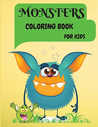 Monsters Coloring Book: Cool, Funny and Quirky Monsters Coloring Book ...