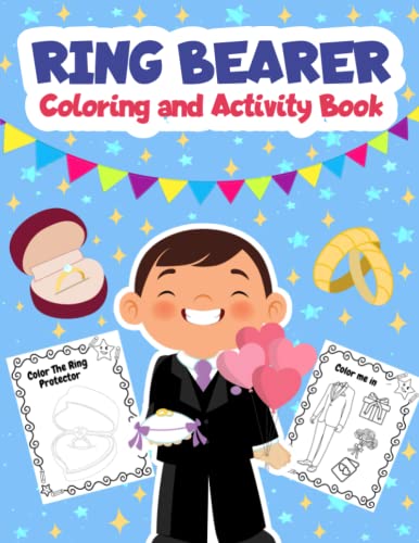 Ring Bearer Coloring and Activity Book: wedding coloring books for kids ...