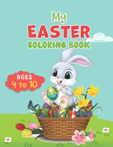 My Easter Coloring Book: 50+ Beautiful Kids Easter Colouring Pages For ...