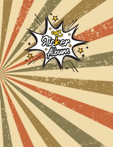 My Sticker Album: Blank Sticker Book for Collecting Stickers, | Size 8. ...