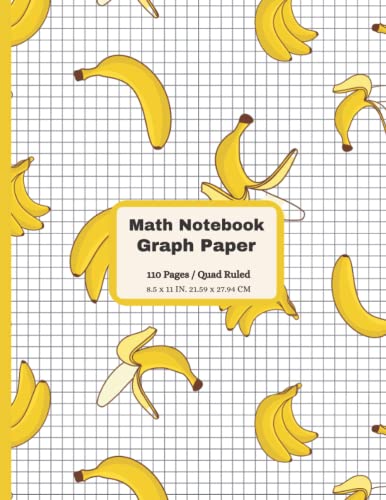 Math Notebook Graph Paper: Grid Paper Notebook, Quad Ruled. Math ...