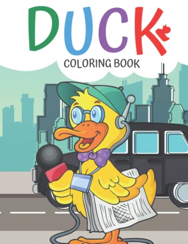 Duck Coloring Book: A Beautiful Coloring Books for Duck Lovers, Cute ...