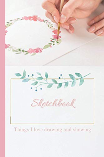 Sketchbook: A Beautiful Stylish cover Sketch Notebook with 100 round ...