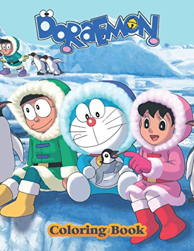 Doraemon Coloring Book: Jumbo Coloring Book for Kids Ages 3-7 And ...